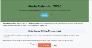Hindu Calendar 2026: Hindu Calendar PDF Free Download 2026 - Hindu Calendar